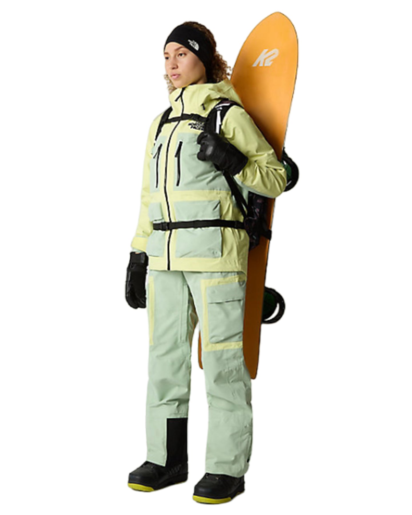 The North Face Women's Dragline Snow Jacket - Sun Sprite/Misty Sage ...