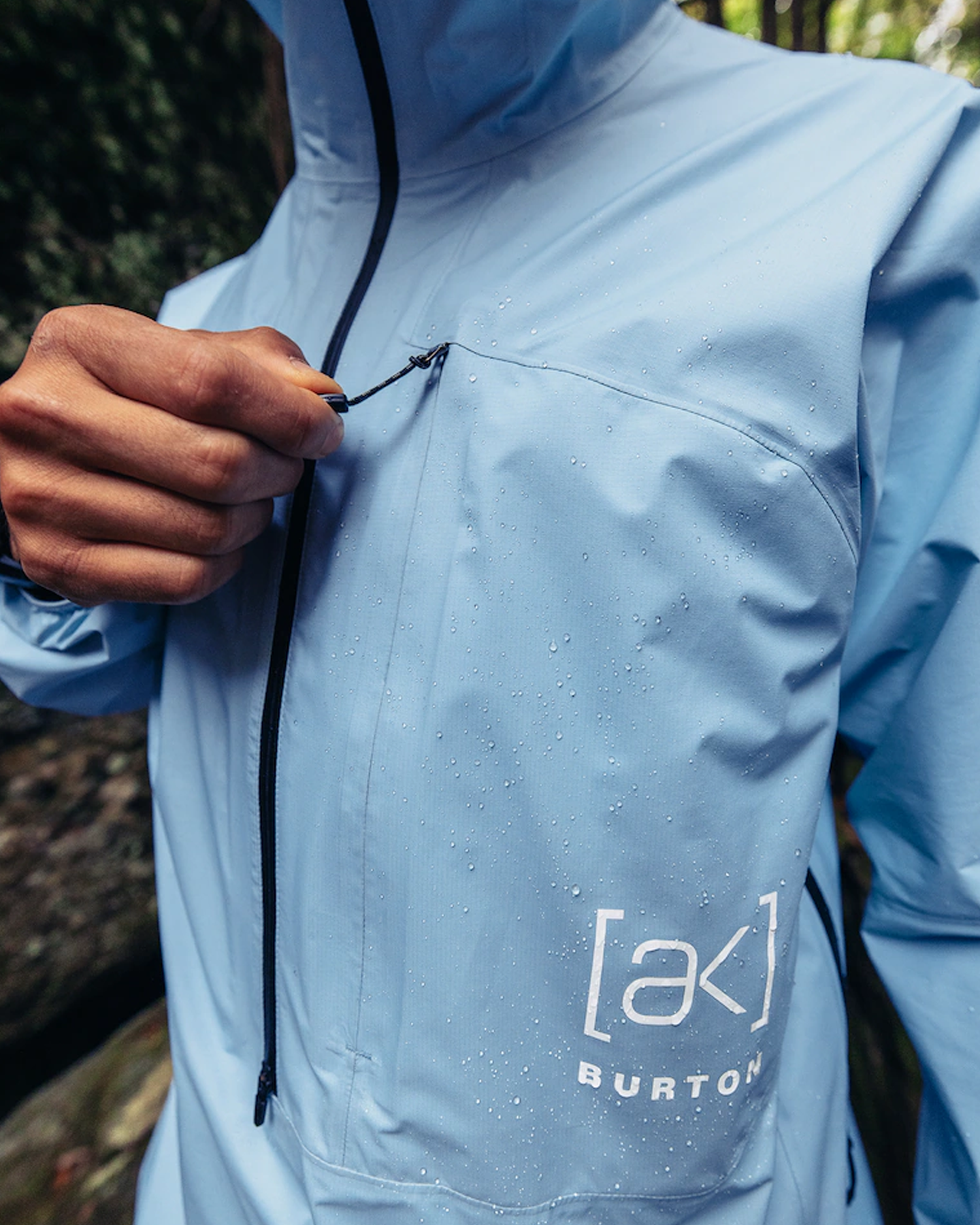 Burton Men's [Ak]® Gore-Tex Minimalist Anorak Rain Jacket - Moonrise ...