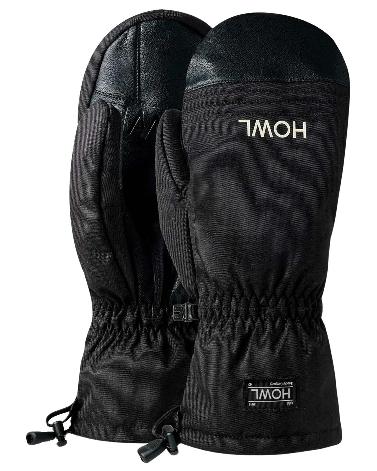 Howl Men's Midweight Team Snow Mitts - Black | Snow Gloves & Mittens ...