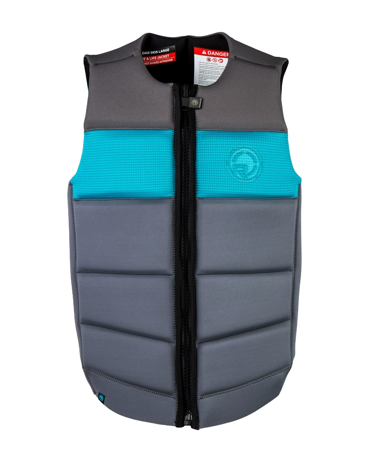 Radar Tidal L50s Vest - Grey/Reef Blue - 2023 | Life Jackets - Mens ...